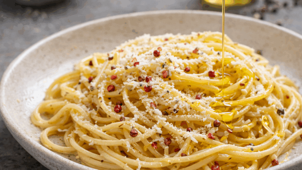 Paste simple cu parmezan și ORIGIN ROSÉ – Savor Shop